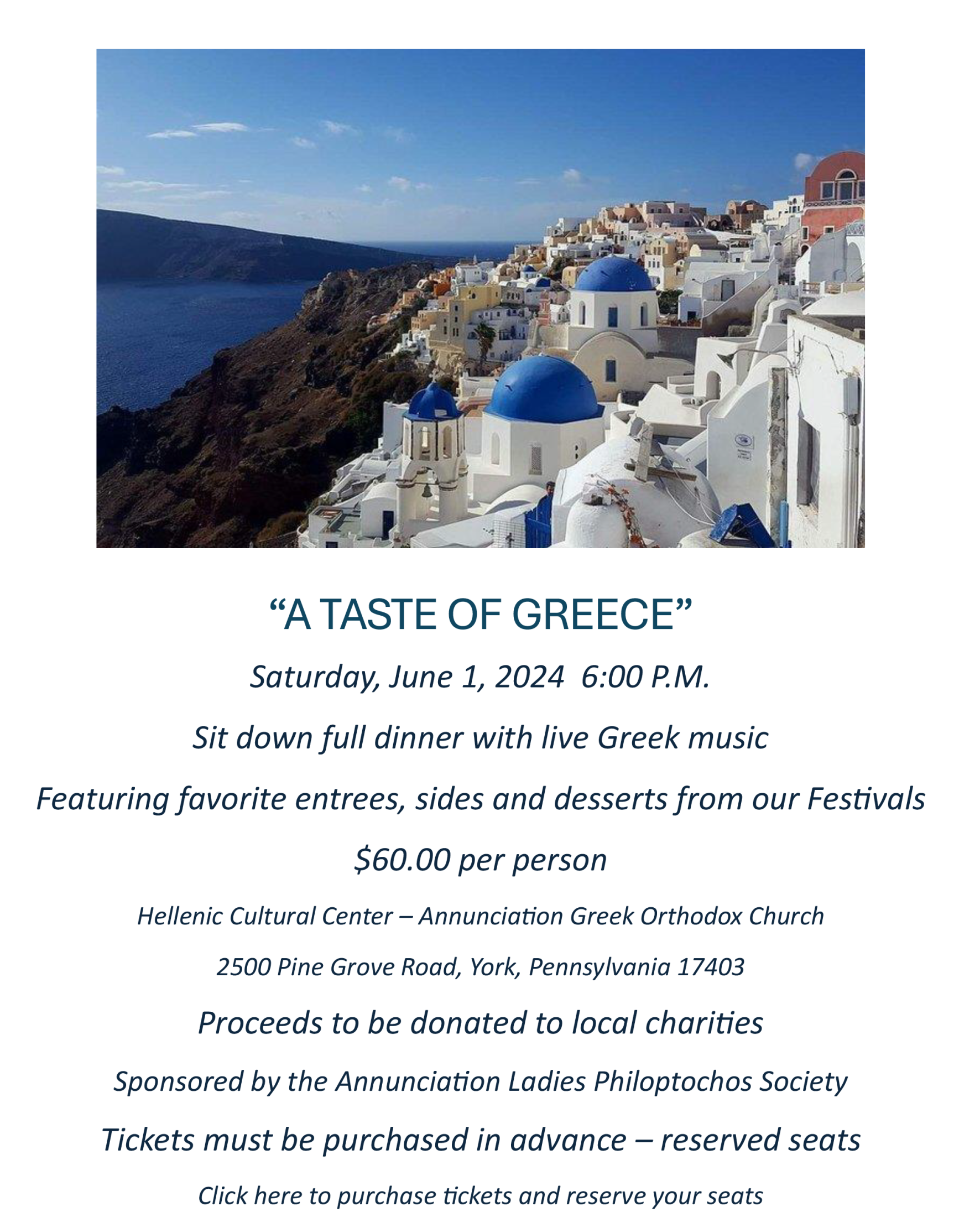 York Greek Food Festival | York Greek Orthodox Church Of The Annunciation